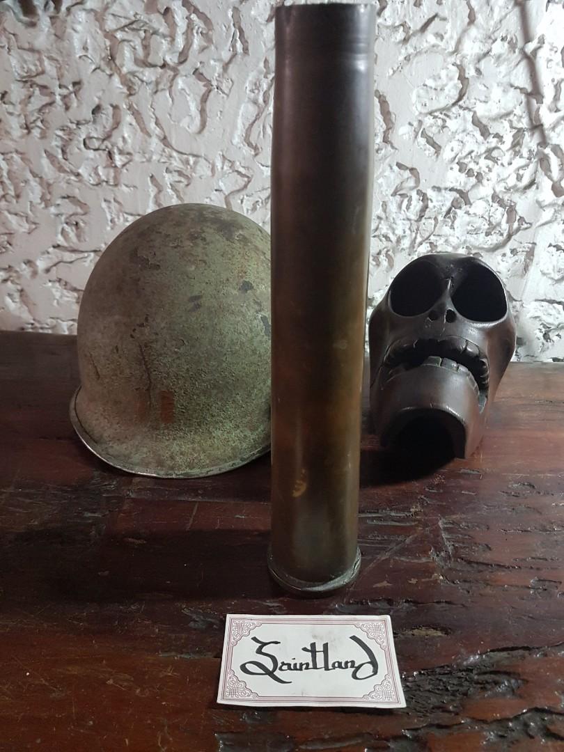 1945 40 mm Artillery empty shell WW II Militaria Memorabilia Vintage ...