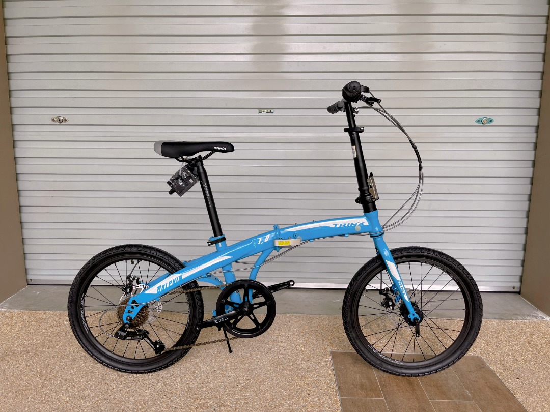 20 Inch Adult Folding Bike Foldable Bicycle Trinx Dolphin, Sports ...