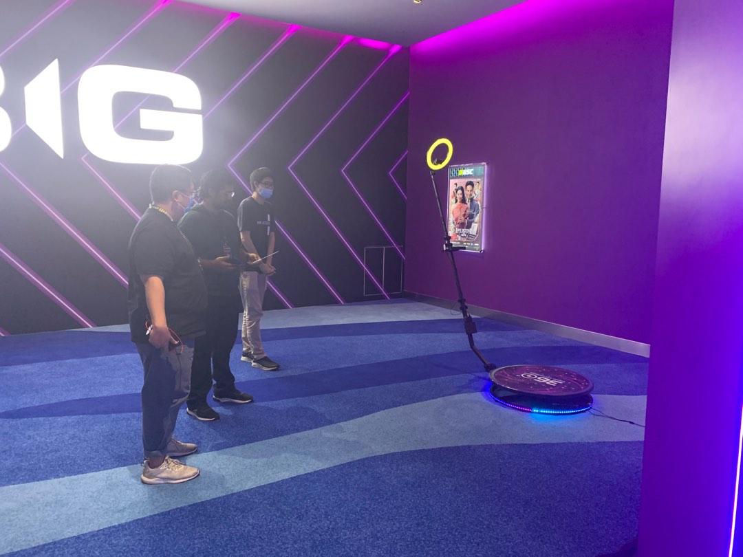 360 Photo Booth Rotating Turntable Camera Platform for Event Rent Sewa ...