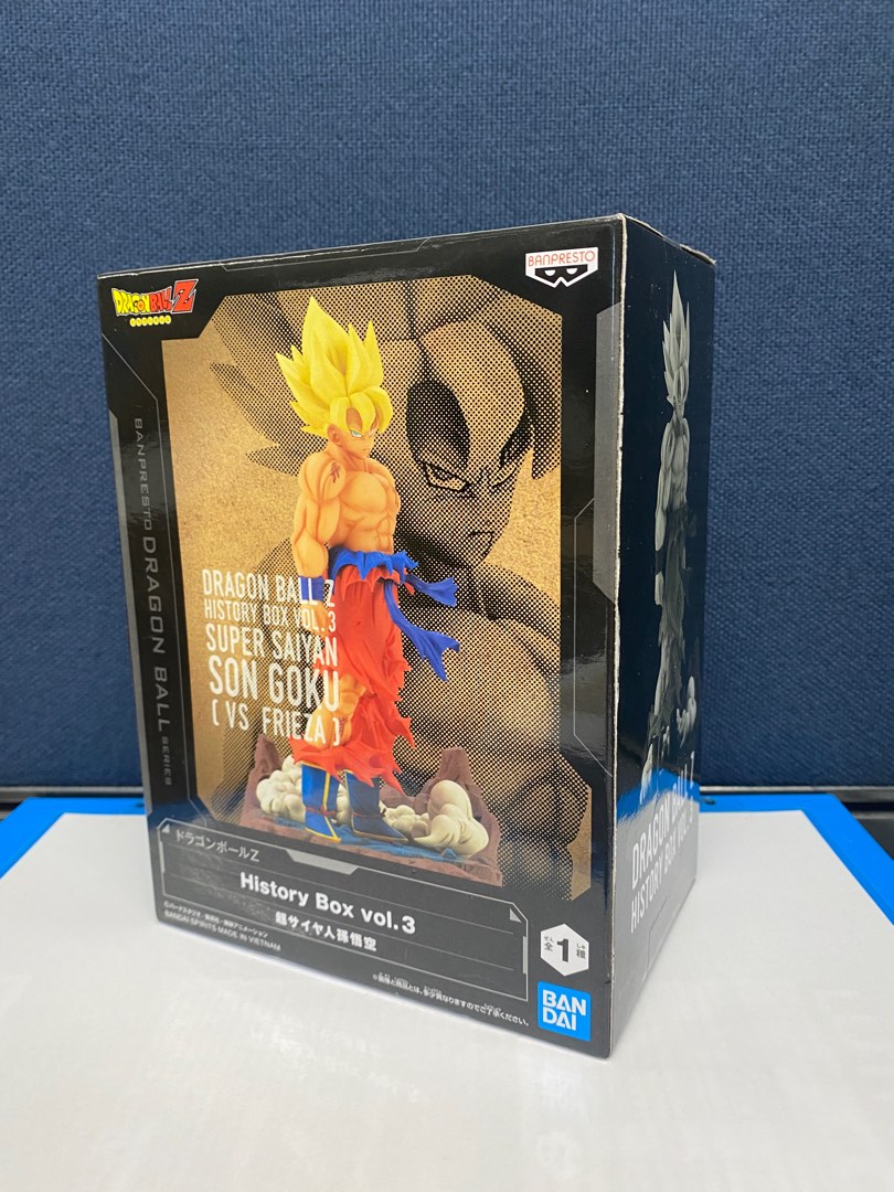 日版 金證 龍珠Z Dragon Ball Z History Box Vol.3 Super Saiyan Son Goku 孫悟空 figure, 興趣及遊戲, 收藏品及紀念品, 明星周邊 ...