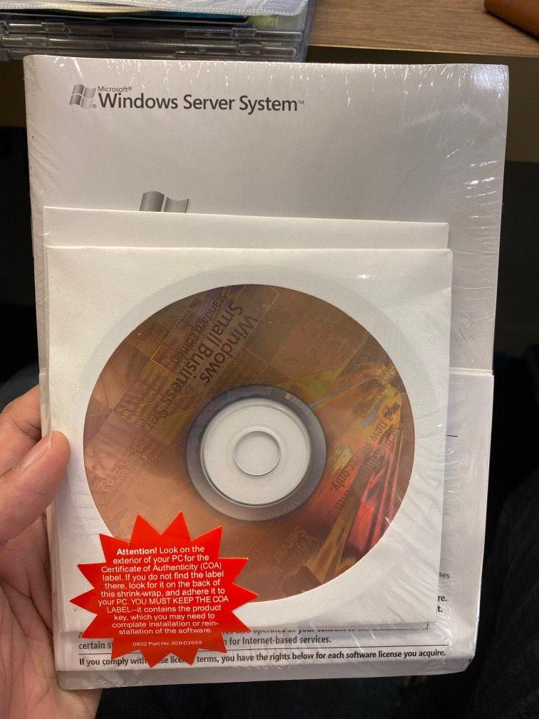 正版未開 microsoft windows SBS standard 2003 5CAL, 電腦＆科技, 電腦周邊及配件, 電腦軟件 ...