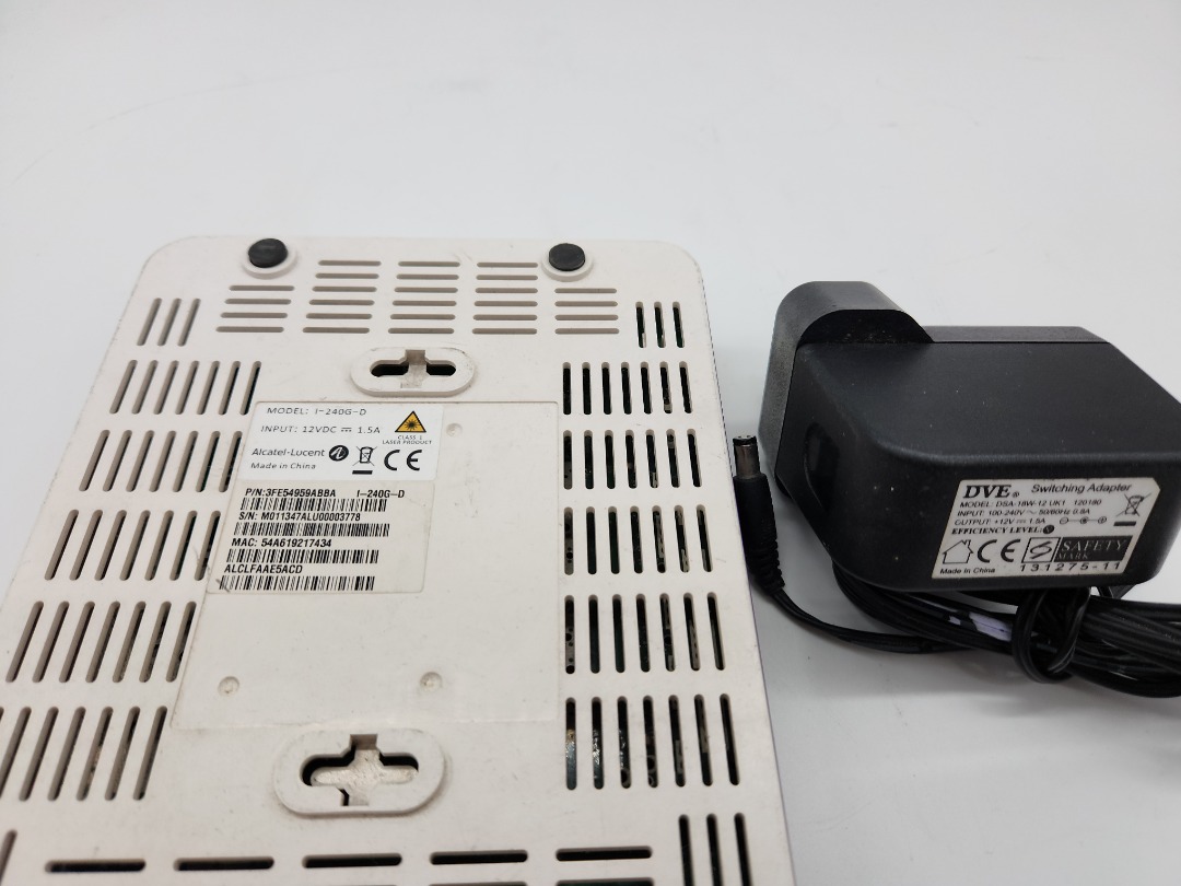 Alcatel Lucent I-240G-D gateway bridge optical network terminal router ...