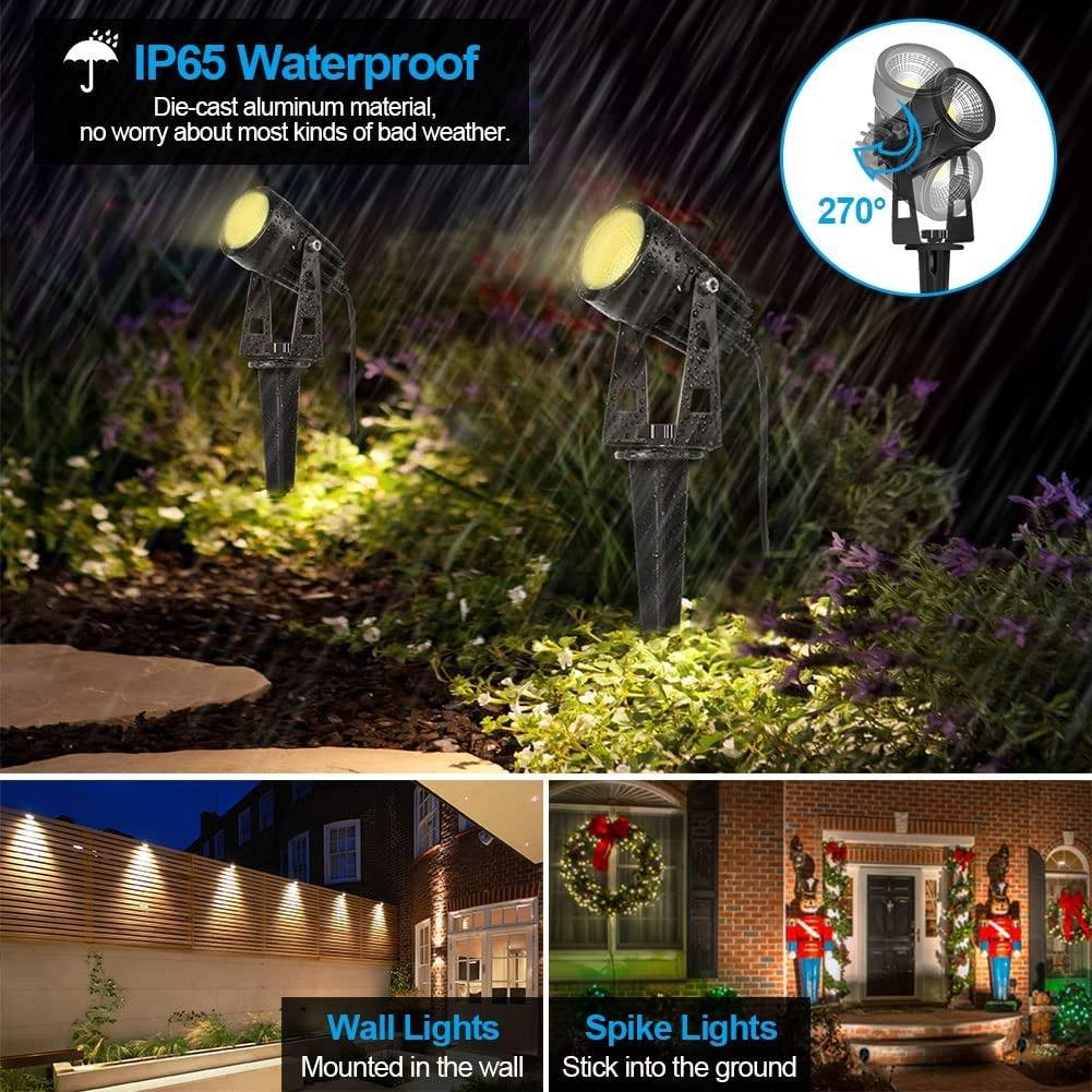 ALOVECO Landscape Lighting, 68.9ft 12V LED Landscape Lights Connectable ...