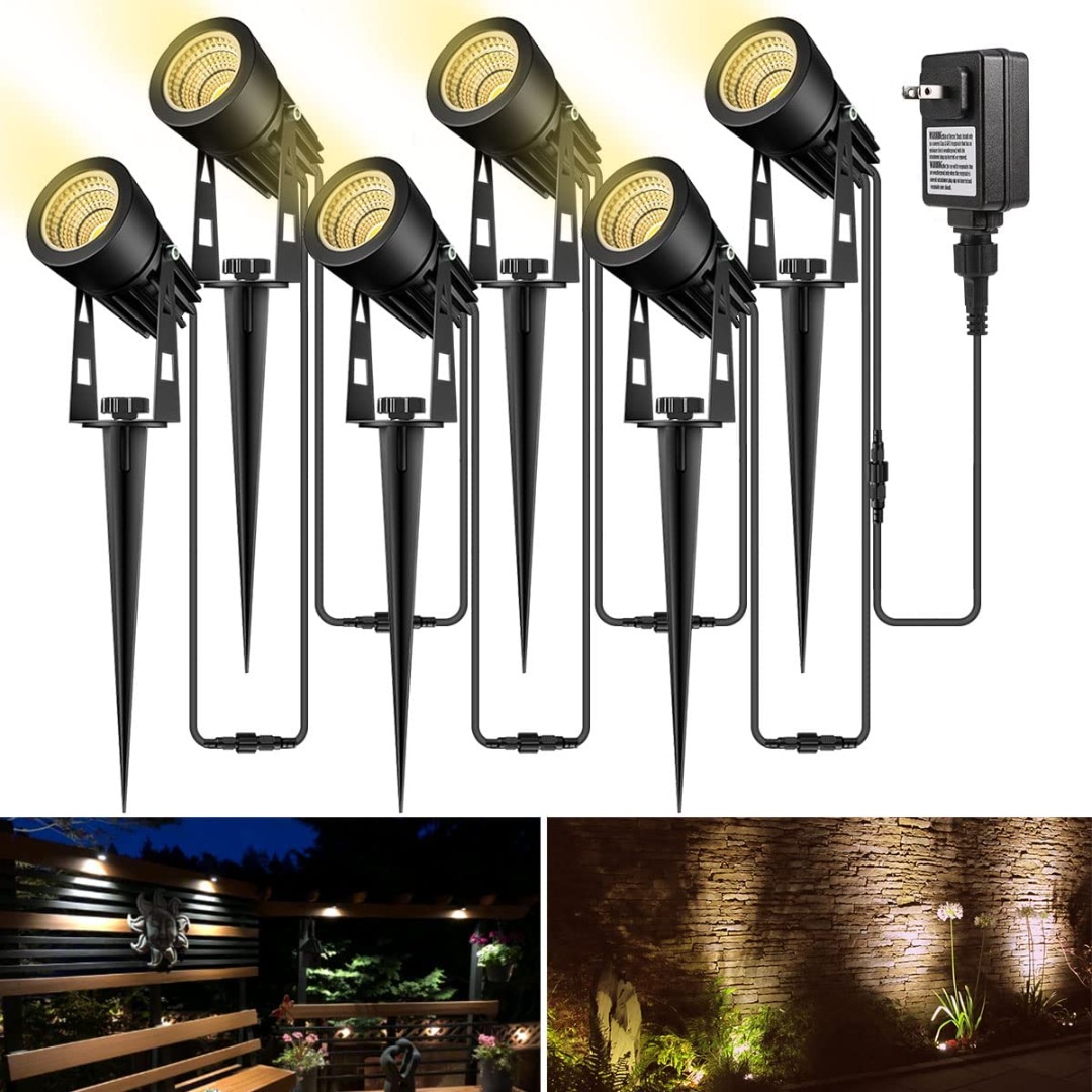 ALOVECO Landscape Lighting, 68.9ft 12V LED Landscape Lights Connectable ...