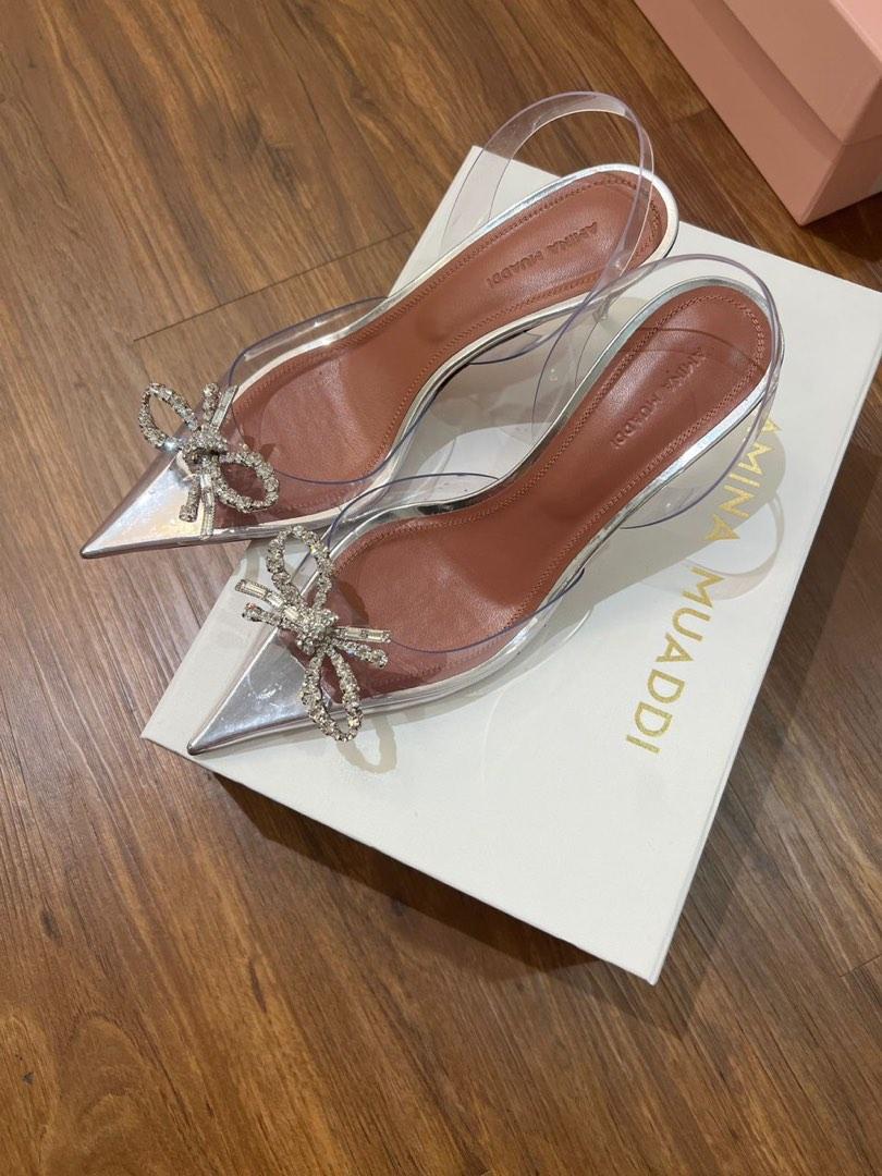 Amina Muaddi, Women's Fashion, Footwear, Heels on Carousell