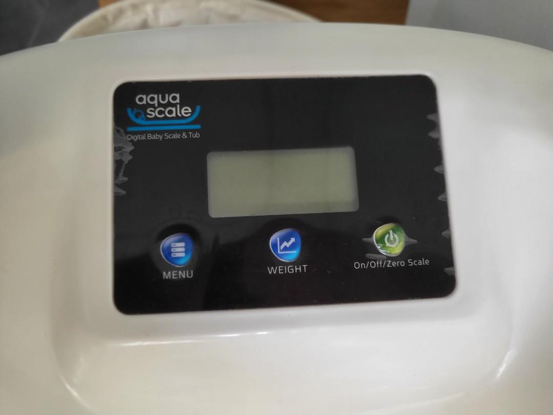 Aquascale Digital Scale and Thermometer 3-in-1 Infant / Baby Bathtub ...