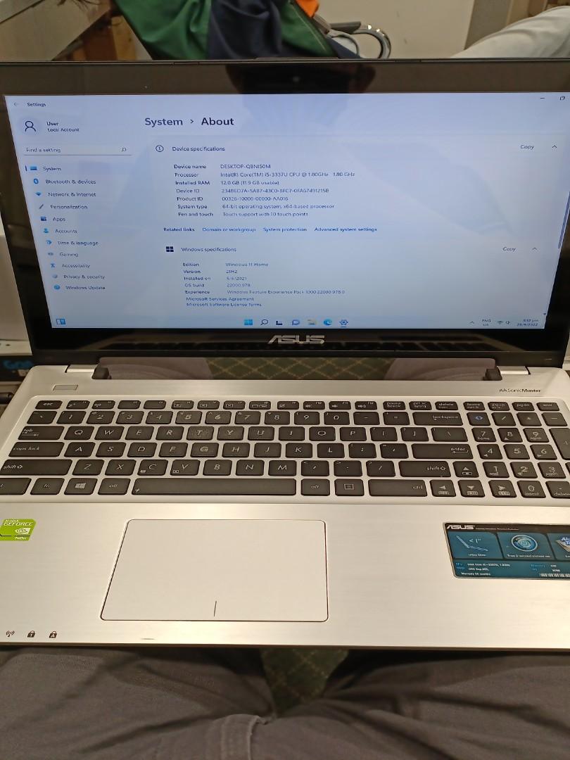 Asus Ultrabook S550C, Computers & Tech, Laptops & Notebooks on Carousell
