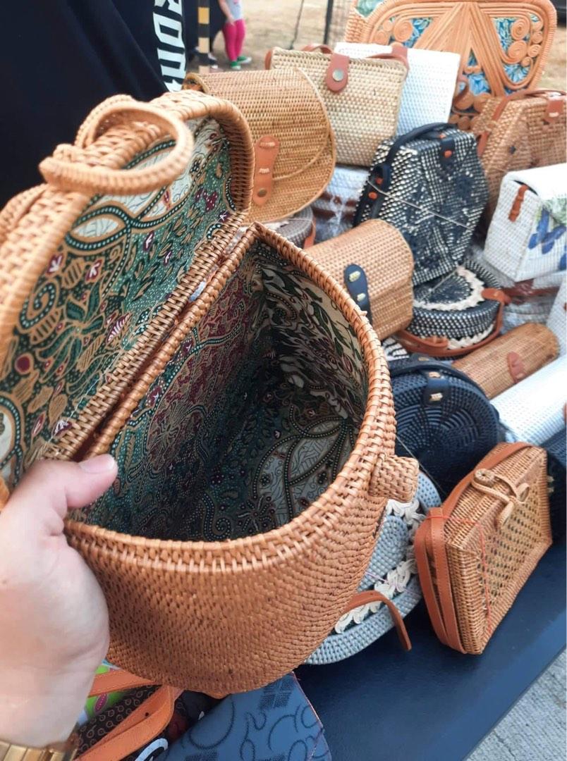 AUTHENTIC BALI RATTAN ATTA BAG, Women's Fashion, Bags & Wallets, Backpacks on Carousell