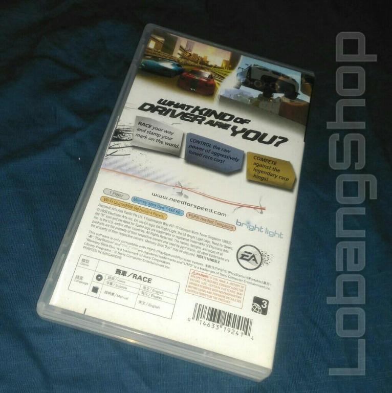 Authentic Need for Speed SHIFT UMD Game for Sony PSP Playstation ...