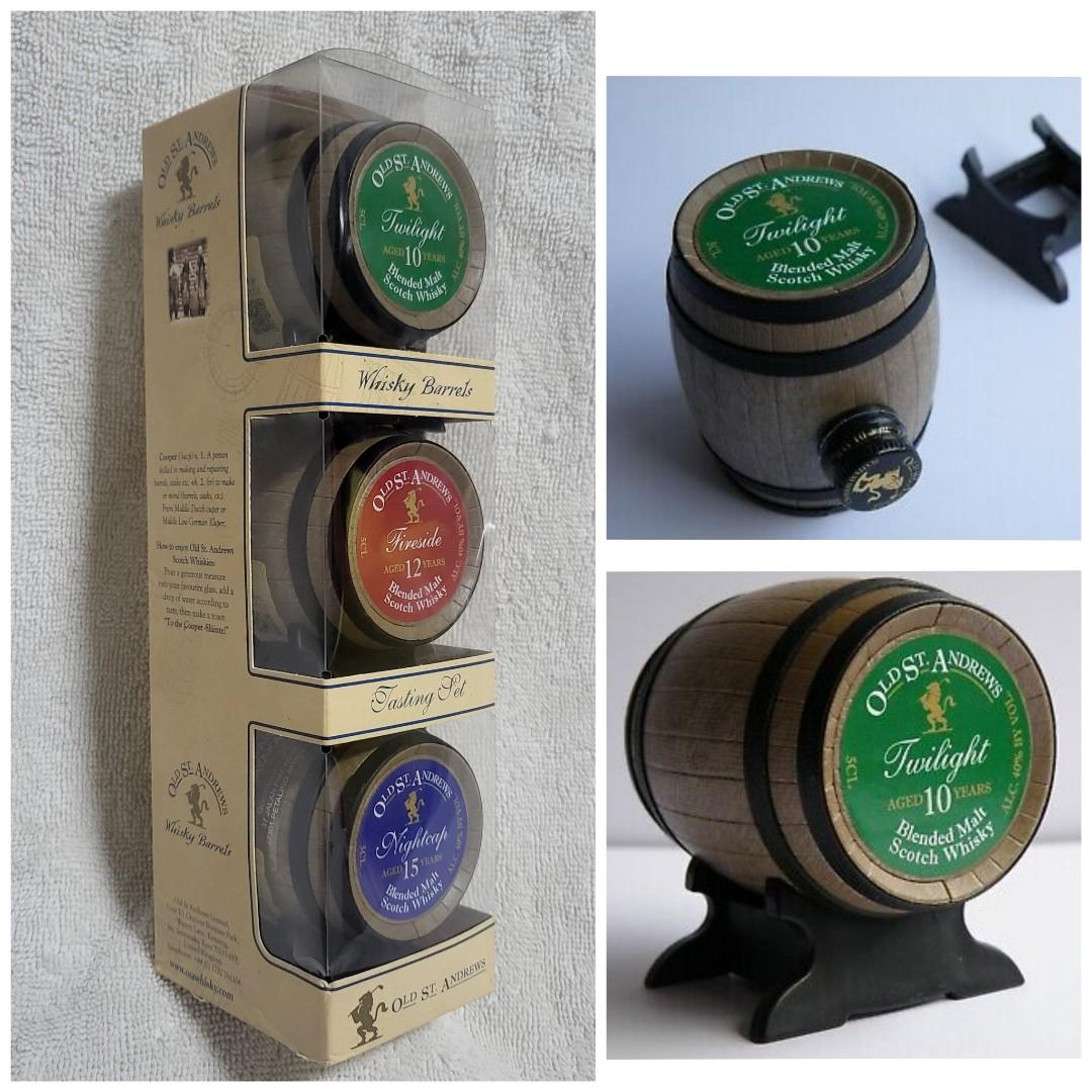 Authentic Rare Old St. Andrews Scotch Whisky Miniature Barrel, Hobbies ...