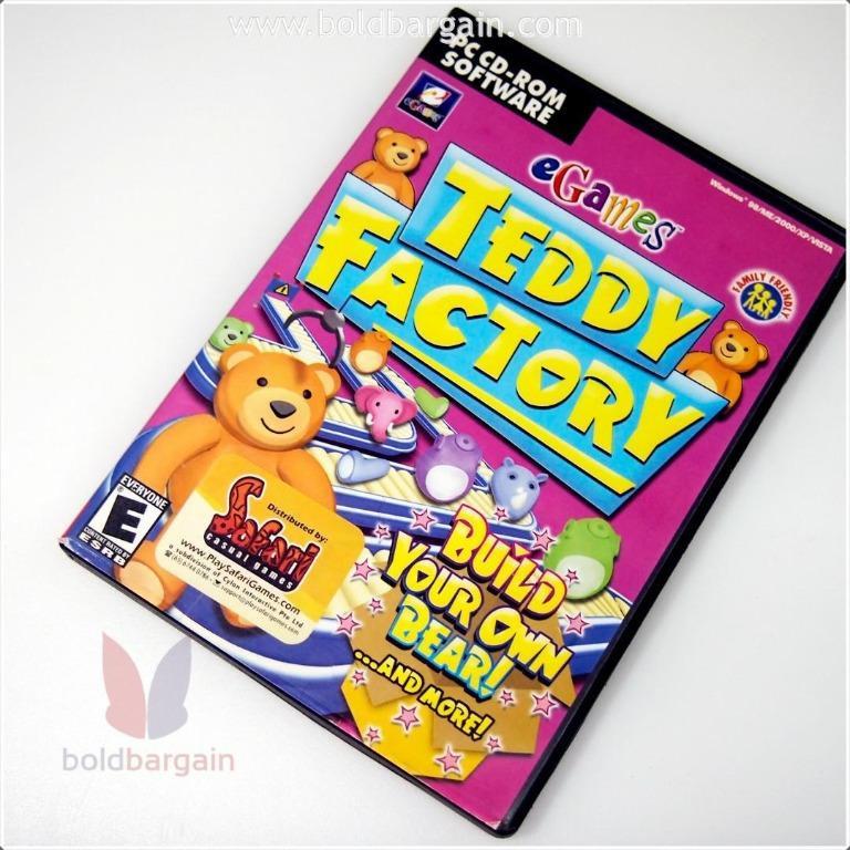 Authentic Teddy Factory Game Disc for Laptop Desktop Computer Windows ...