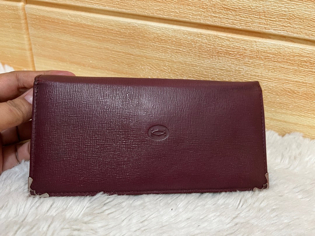 Original Vintage Cartier Bifold Wallet, Women's Fashion, Bags & Wallets ...