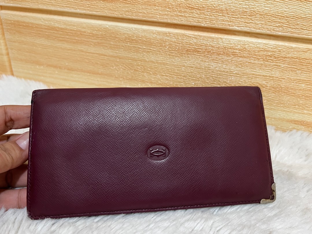 Original Vintage Cartier Bifold Mens Wallet, Women's Fashion, Bags ...