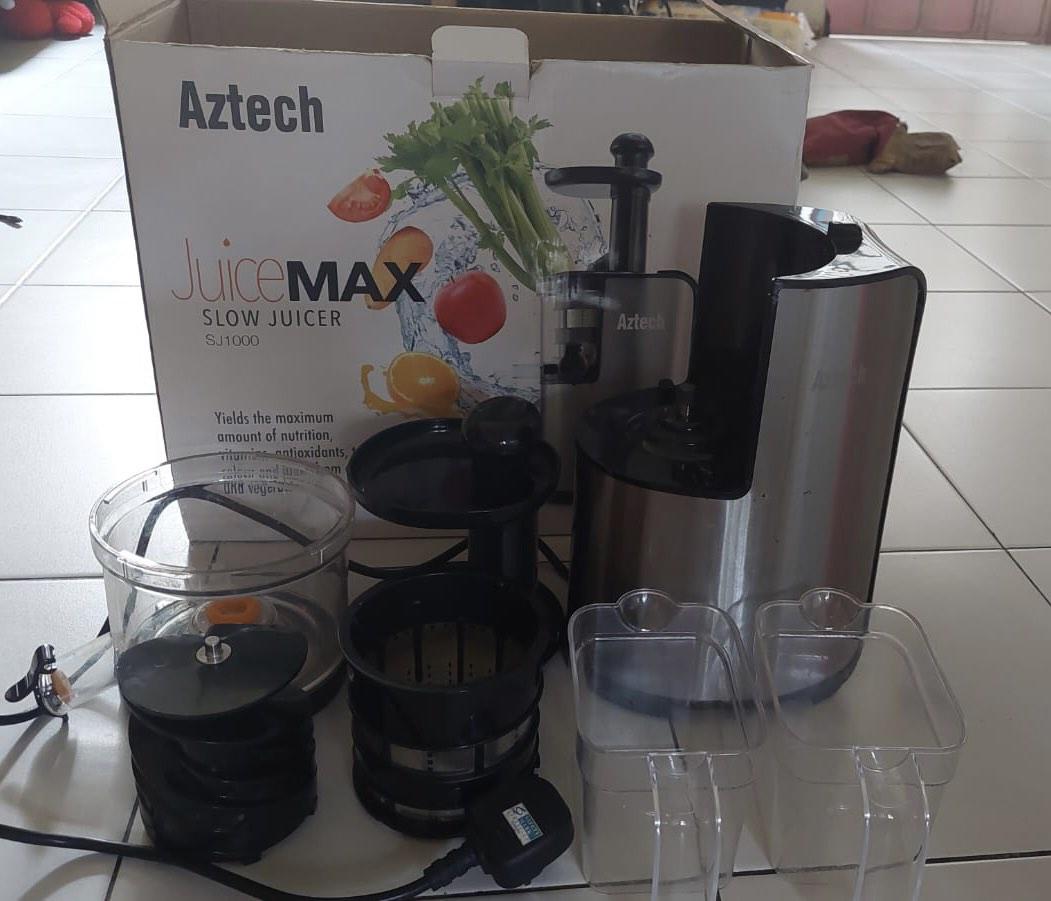 Aztech JuiceMax Slow Juicer, TV & Home Appliances, Kitchen Appliances, Juicers, Blenders ...
