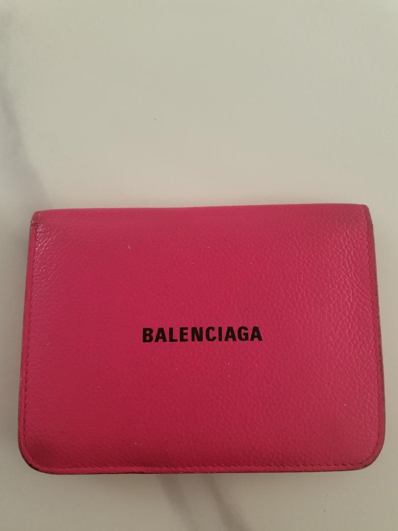 Balenciaga - Fuschia Pink Wallet, Luxury, Bags & Wallets on Carousell