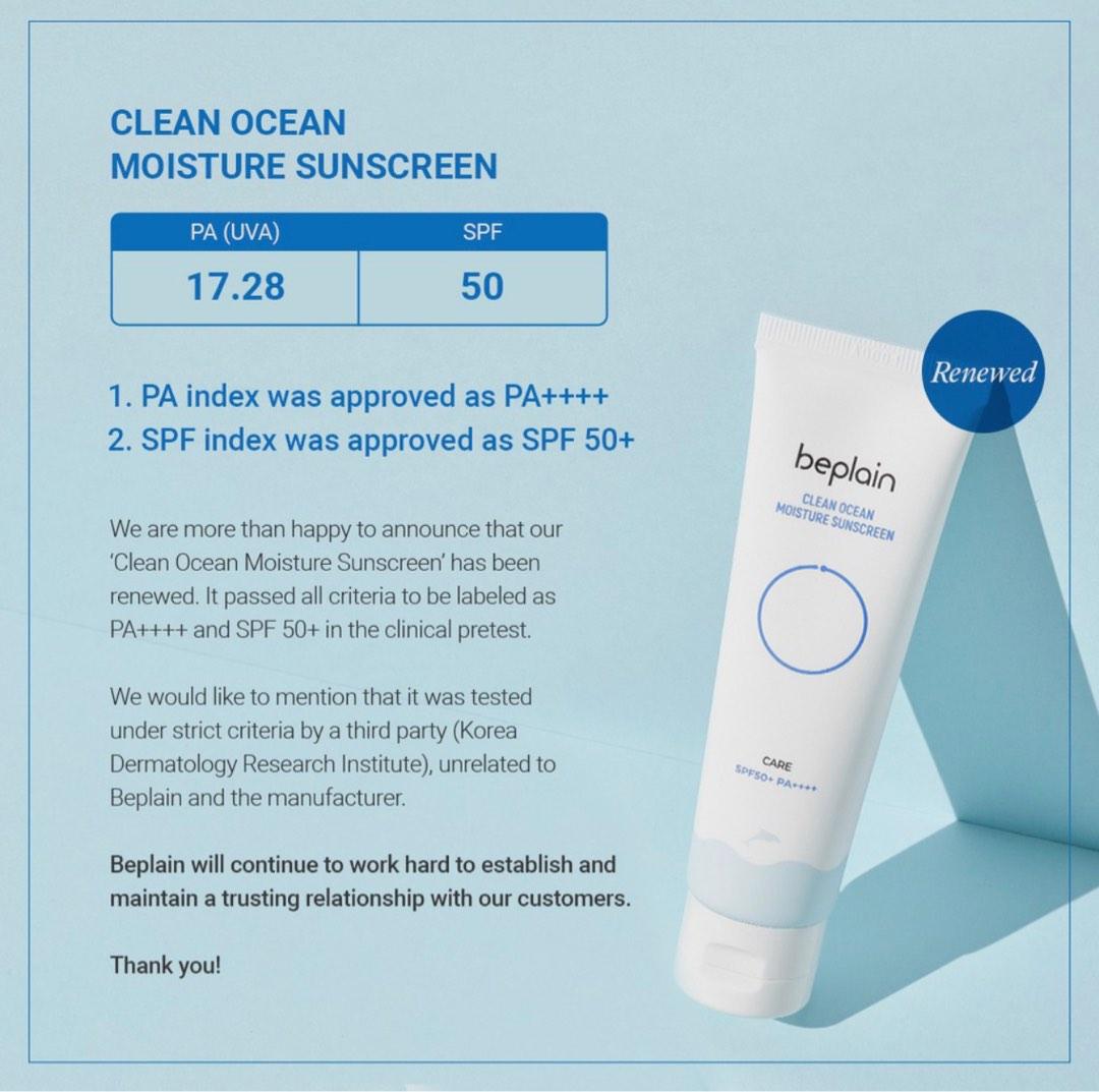 Beplain Sunscreen 50ML, Beauty & Personal Care, Face, Face Care on ...