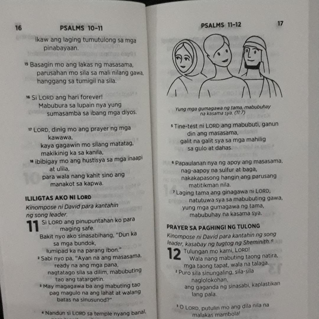 Bible - Psalms & Proverbs (Pinoy Version), Hobbies & Toys, Books ...