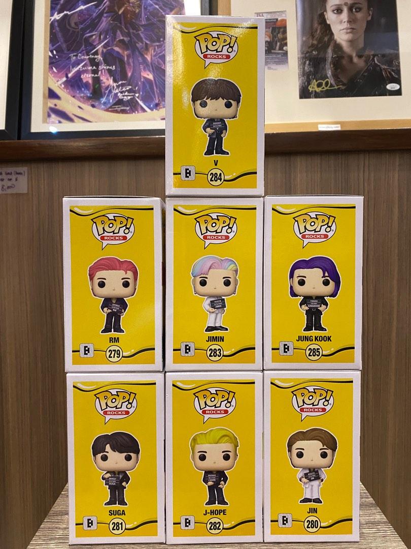 BTS - BUTTER - Funko Pop (SET OF 7), Hobbies & Toys, Toys & Games on Carousell