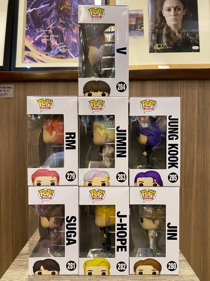 BTS - BUTTER - Funko Pop (SET OF 7), Hobbies & Toys, Toys & Games on Carousell
