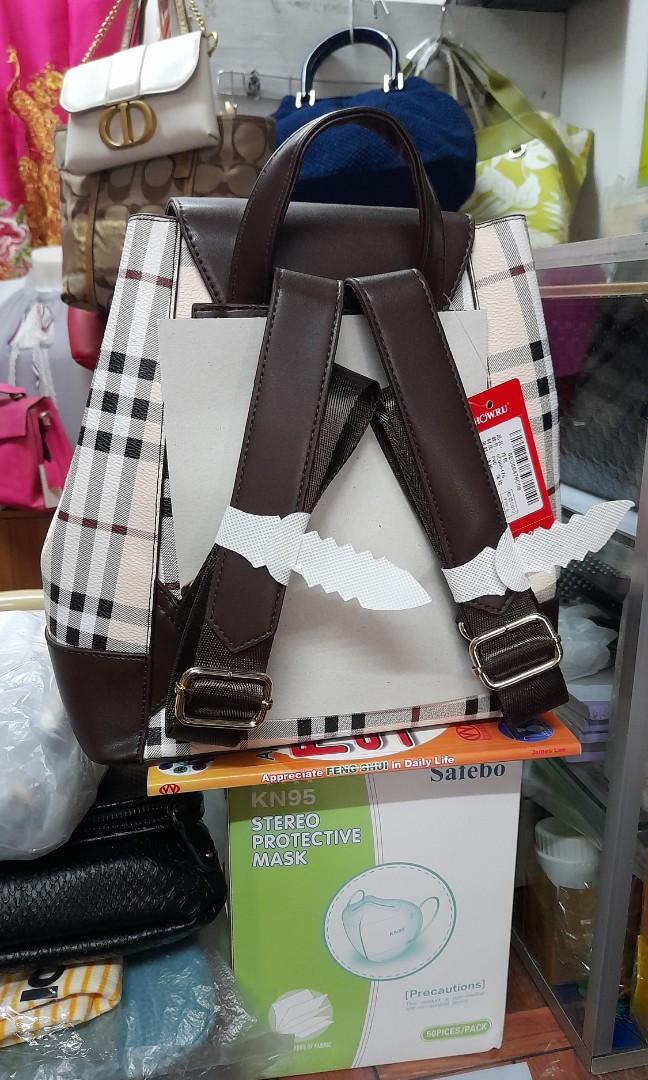 Burberry backpack(how r u), Luxury, Bags & Wallets on Carousell