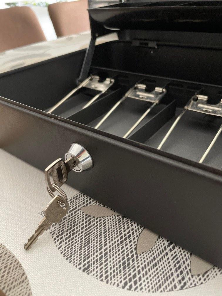 Cash Register Box With Lock, Furniture & Home Living, Security & Locks ...