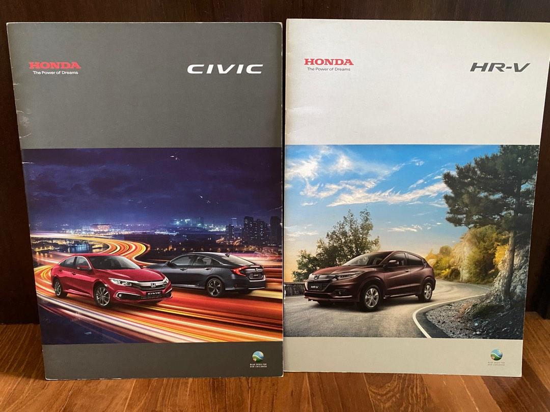 (CHEAP!!!) HONDA CAR BROCHURES ORIGINAL CATALOG CIVIC HRV ACCESSORIES ...