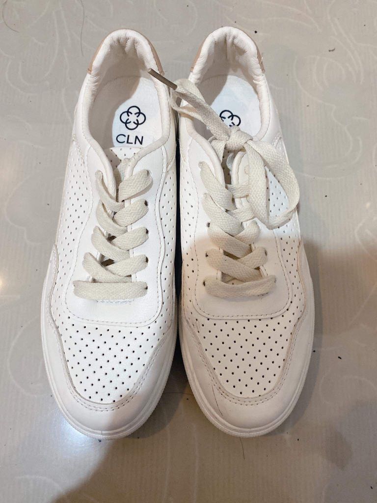 CLN WHITE SNEAKERS 38, Women's Fashion, Footwear, Sneakers on Carousell