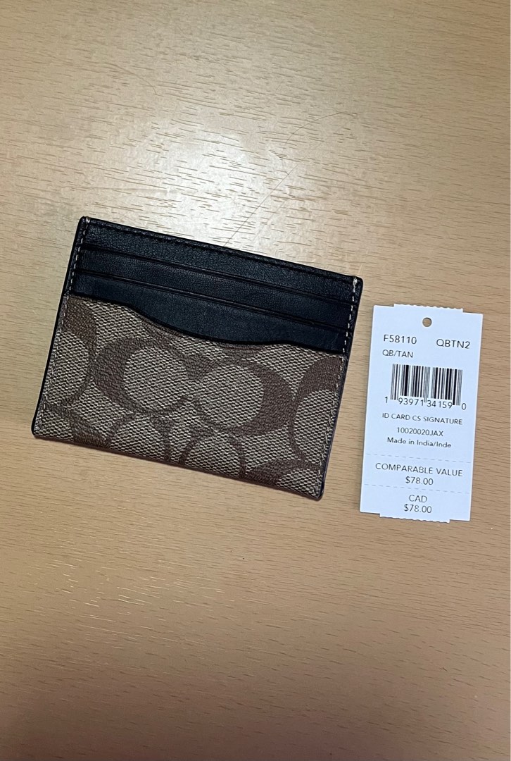 Coach Card Holder - Brand new with tag, Women's Fashion, Bags & Wallets ...