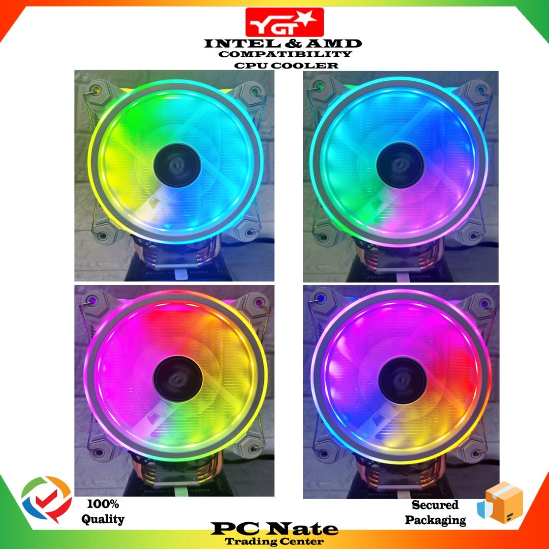 CPU Cooler YGT RGB Running Light. For INTEL / AMD. CLA4200 PLUS ...