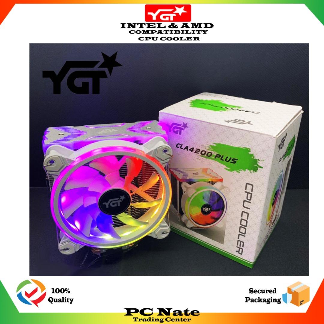 CPU Cooler YGT RGB Running Light. For INTEL / AMD. CLA4200 PLUS ...