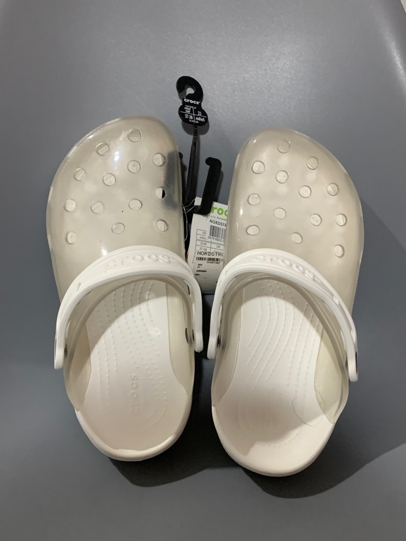 CROCS Classic Translucent Clog, Women's Fashion, Footwear, Slippers and ...
