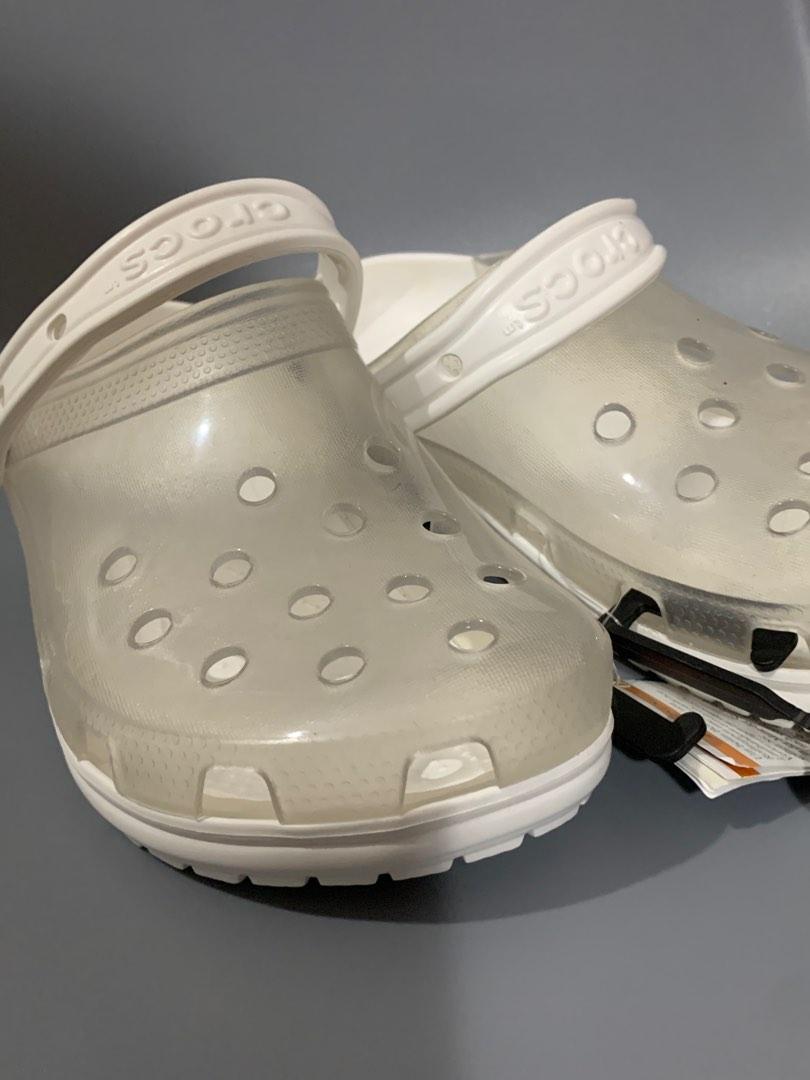 CROCS Classic Translucent Clog, Women's Fashion, Footwear, Slippers and ...