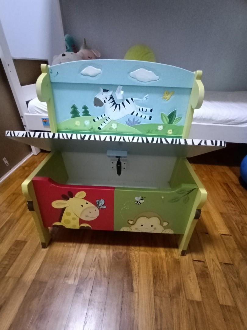 Cute bench with storage, Babies & Kids, Baby Nursery & Kids Furniture ...