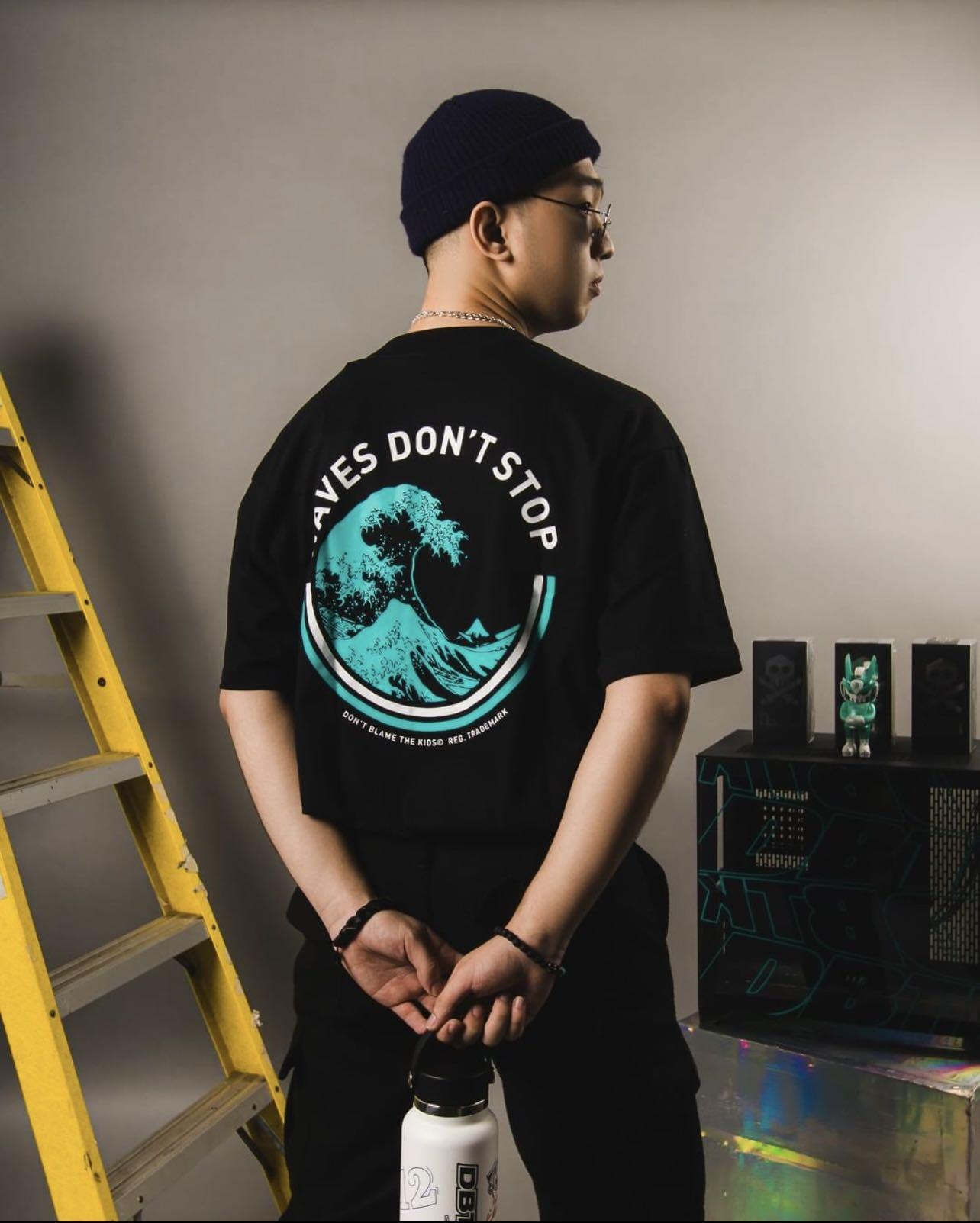 DBTK Waves Dont Stop, Men's Fashion, Activewear on Carousell