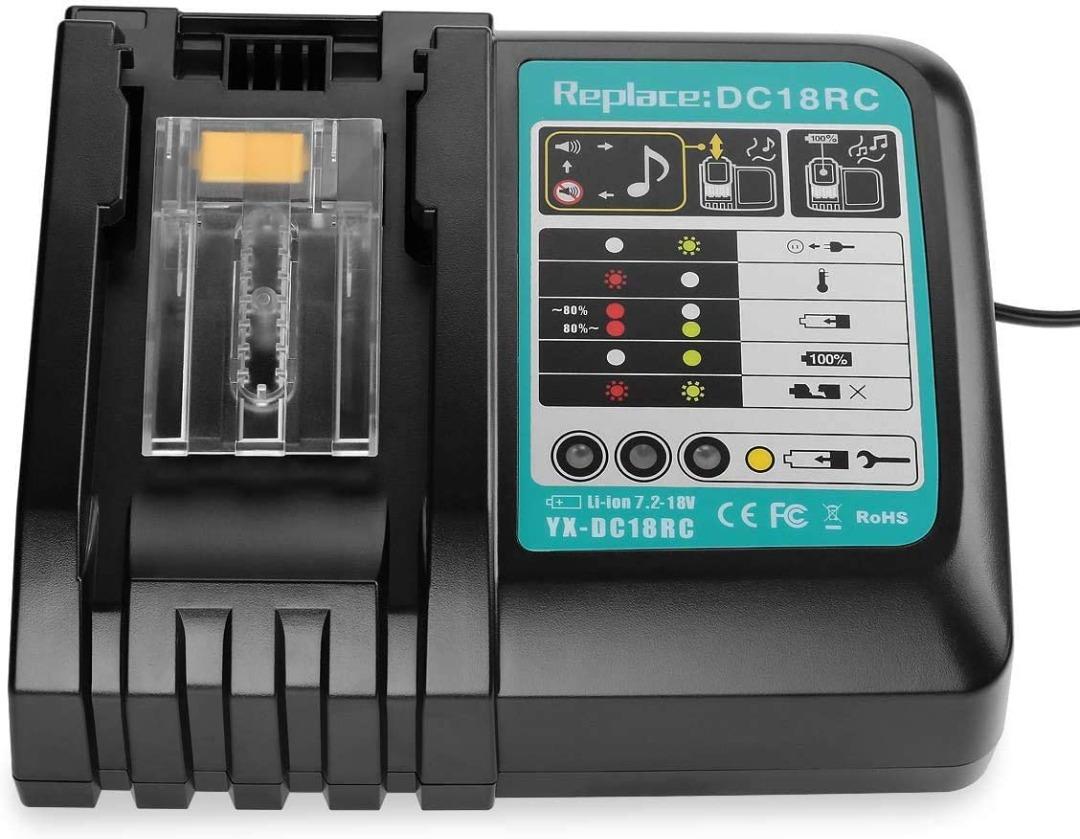 "DC18RC Replace Makita Charger for makita 14.4/18V Li-ion Battery 3A ...
