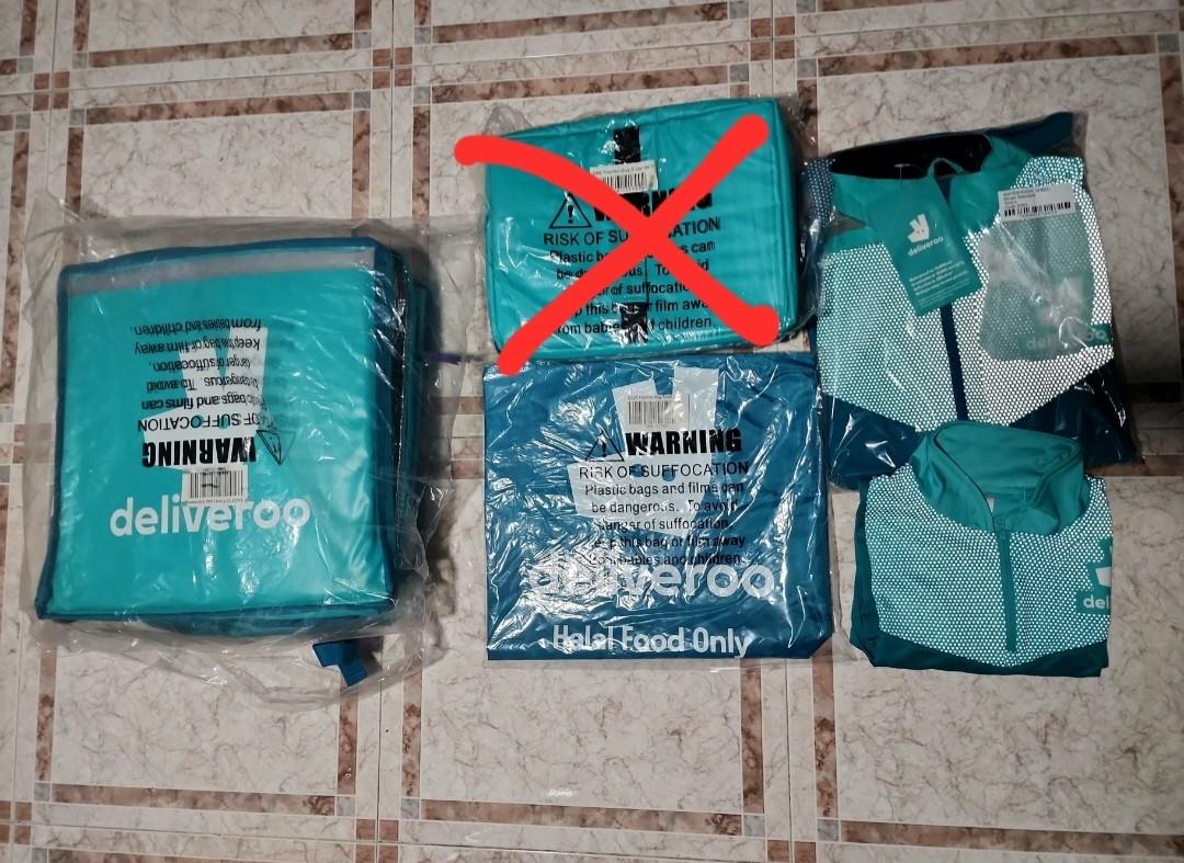 Deliveroo Kit (Fixed) (L Size), Motorcycles, Motorcycle Apparel on ...