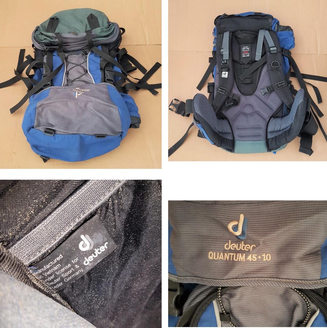 Deuter Adventurer Backpack, Explorer Travel Pack, Quantum 45 + 10 Model ...