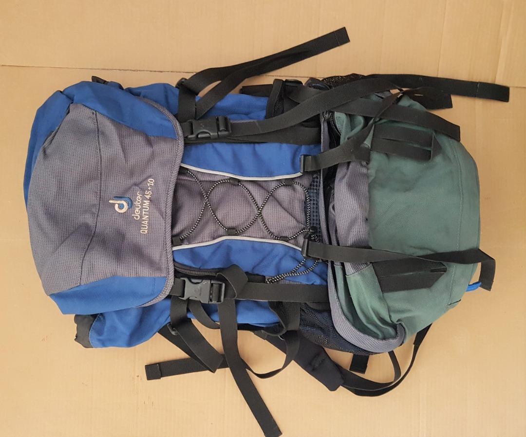 Deuter Adventurer Backpack, Explorer Travel Pack, Quantum 45 + 10 Model ...
