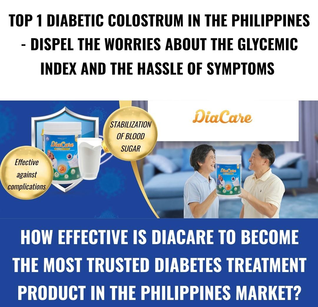 Dia Care Milk 400G ( Help Control Blood Sugar ), Health & Nutrition ...