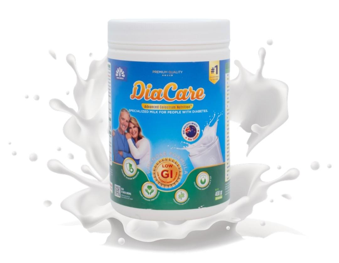 Dia Care Milk 400G ( Help Control Blood Sugar ), Health & Nutrition ...
