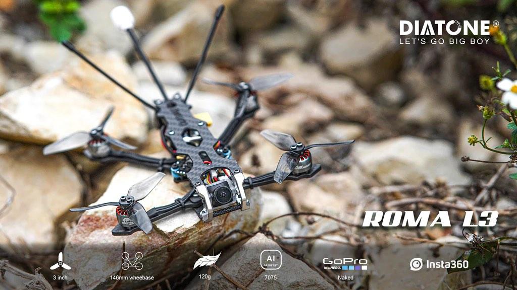 Diatone ROMA L3 4S Freestyle FPV Quad（Analog 版 TBS Crossfire), 興趣及遊戲 ...