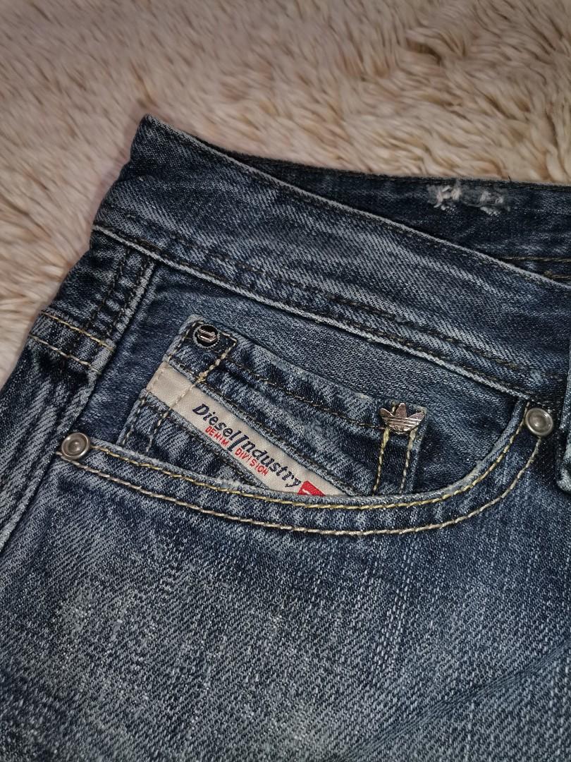 Diesel & Adidas collab, Men's Fashion, Bottoms, Jeans on Carousell