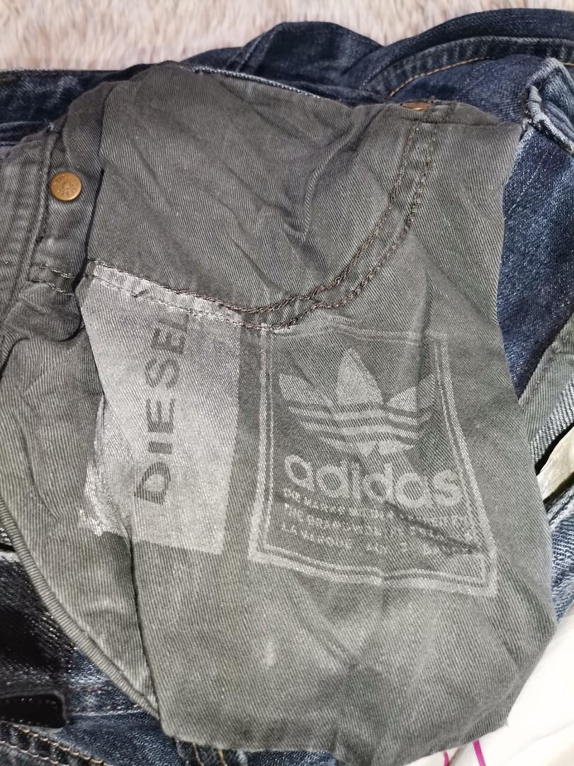 Diesel & Adidas collab, Men's Fashion, Bottoms, Jeans on Carousell