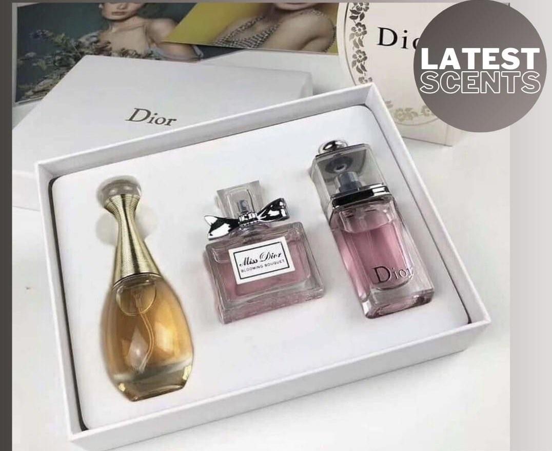Dior 3 in 1 set gift set travel set, Beauty & Personal Care, Fragrance ...
