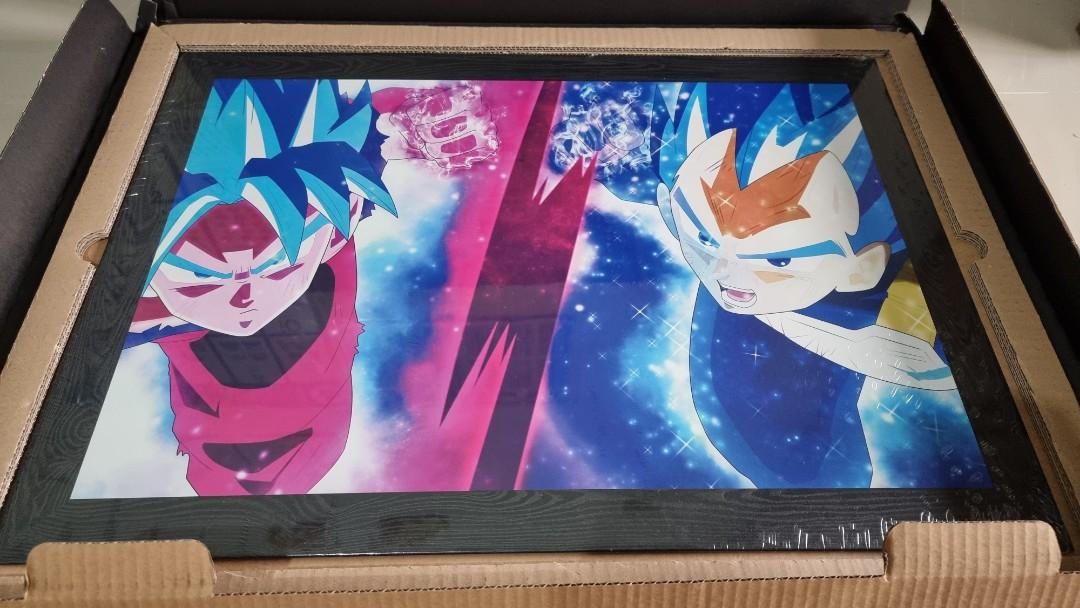 Dragon Ball Super Goku & Vegeta Metal Poster, Hobbies & Toys ...