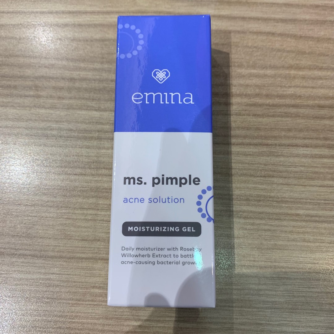 Emina Ms. Pimple Acne Solution Moisturizing Gel, Kesehatan & Kecantikan ...