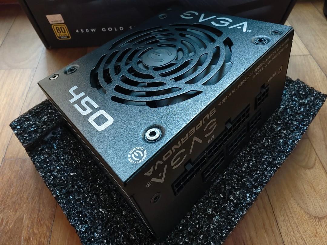 EVGA 80+ Gold Full Modular SFX Supernova 450GM 450W Power Supply PSU ...