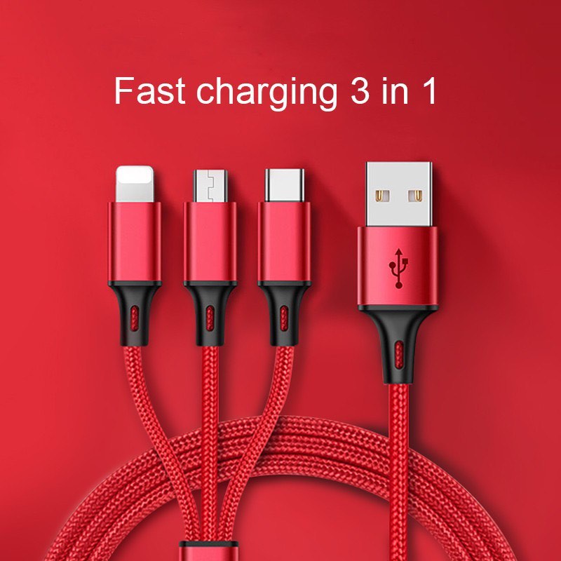Fast charging cable 3-in-1, Mobile Phones & Gadgets, Mobile & Gadget ...