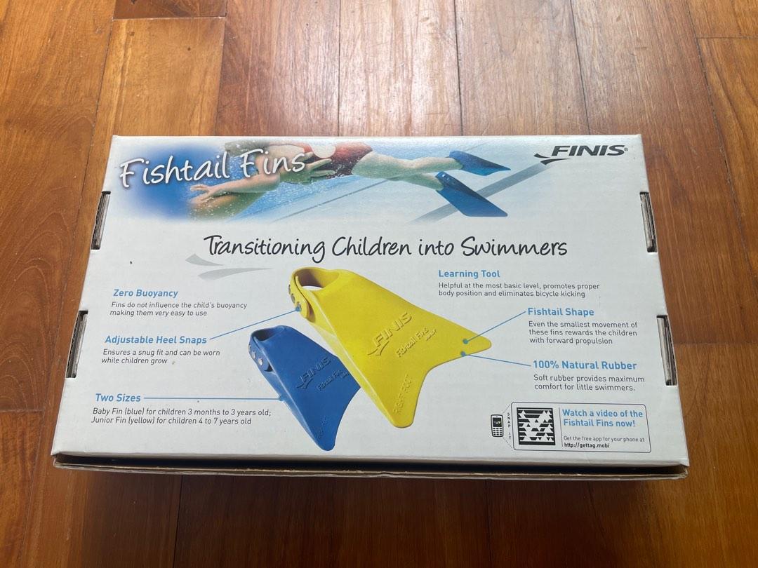 Finis fishtail swim fin for kids 6-11yrs, Sports Equipment, Sports ...