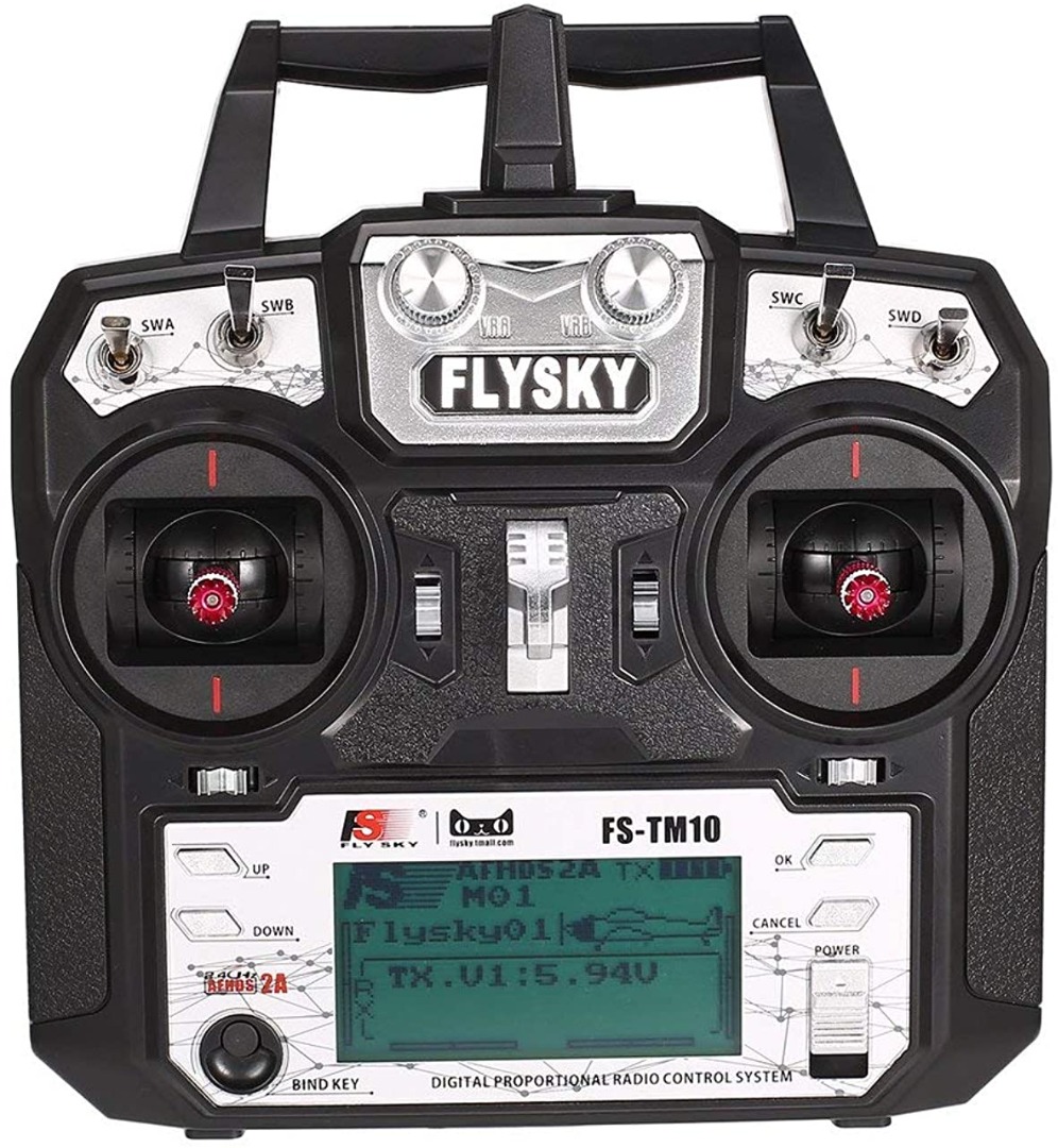 Flysky FS-TM10 FS-i6X 10CH 2.4GHz AFHDS RC Transmitter Radio Model Remote Controller System with ...